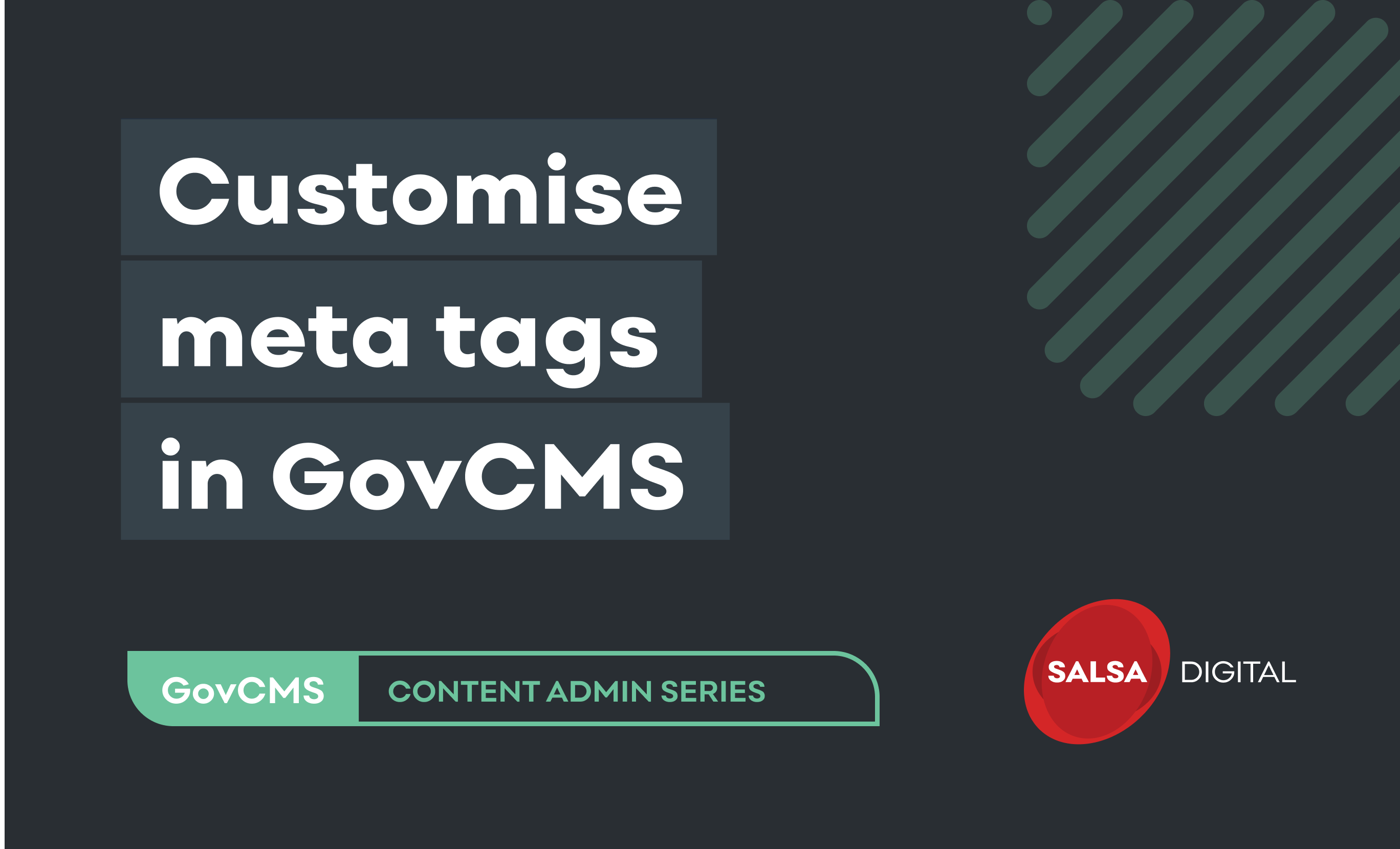 Customise meta tags in GovCMS | Salsa Digital